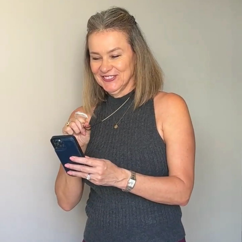 Gold Plated Modern Monocle Style Necklace - Gold Nights by Luka